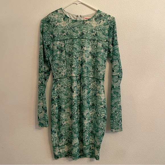 Showpo. | Dresses | Showpo Anakin Long Sleeve Mesh Mini Dress In ...